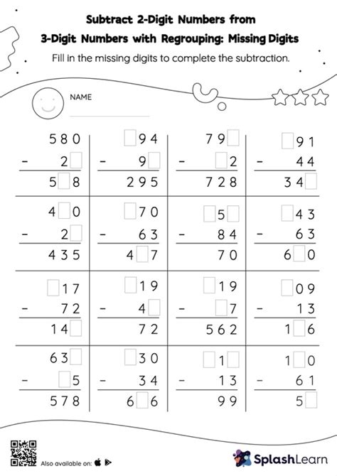 Image result for Subtract 2-Digit Numbers