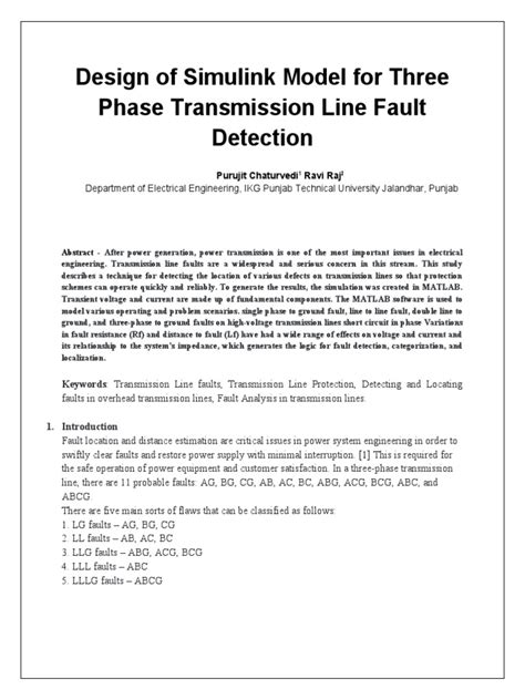 Image result for Three-Phase Fault Detection