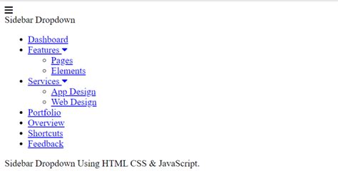 Image result for How to Make Toggle Sidebar HTML