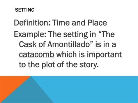 Image result for Setting Meaning