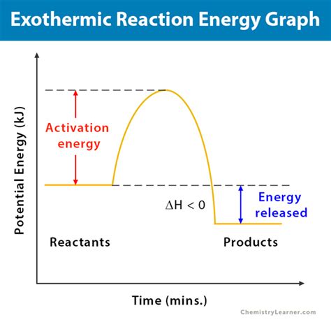 Image result for Exothermic Reaction Energy Graph