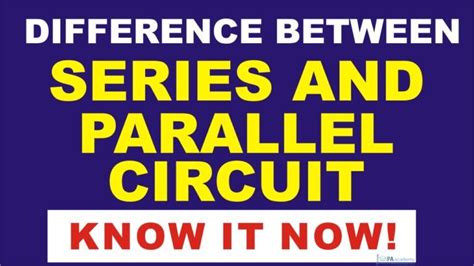 Image result for Series and Parallel Connection Difference