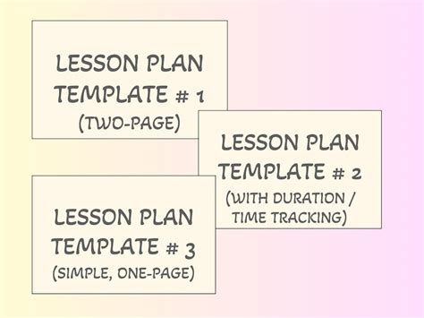 Image result for Free Printable Editable Lesson Plan Template