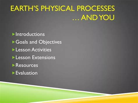 Image result for Physical Processes Definition
