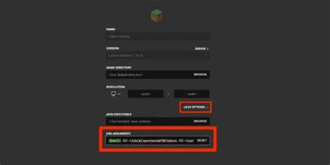 Image result for Minecraft Java Less Laggy Settings