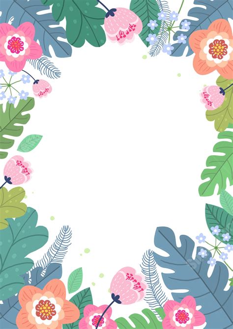 Image result for Spring Flower Border Paper