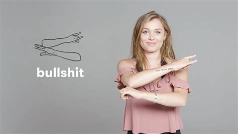 Image result for Sign Language Cuss Words Chart