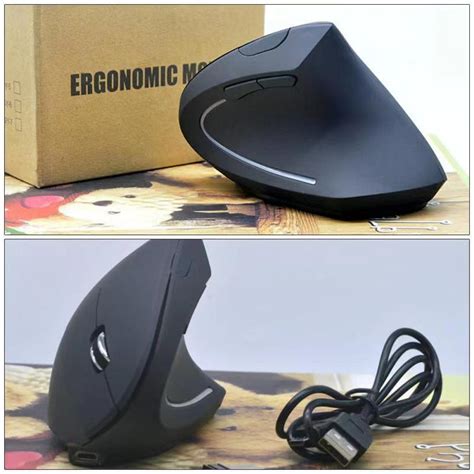 Ergonomic Wireless 2 4ghz Rechargeable Vertical Adjustable Ergonomic ...