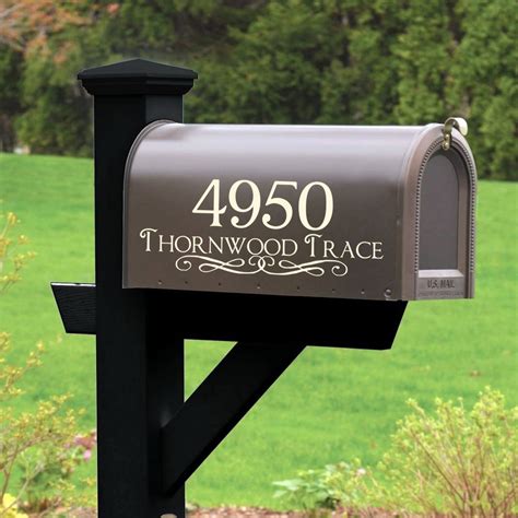 Image result for Decorative Mailbox Numbers