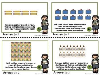 Image result for Multiplication Array Cards
