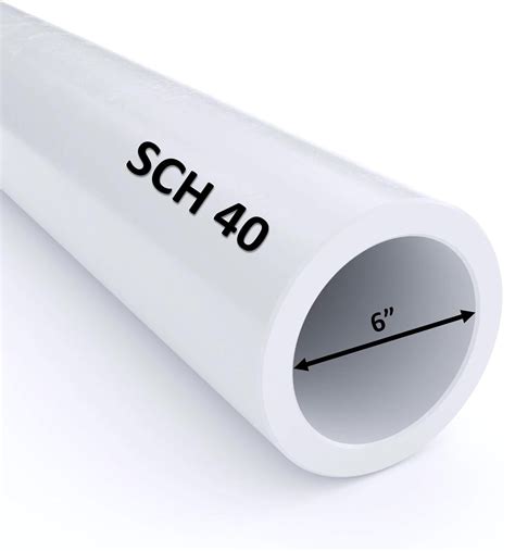 Image result for 6 PVC Pipe Dimensions