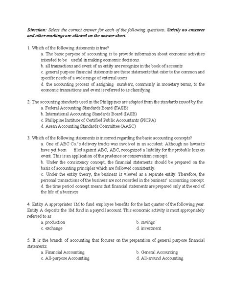 Image result for Basic Accounting Questions