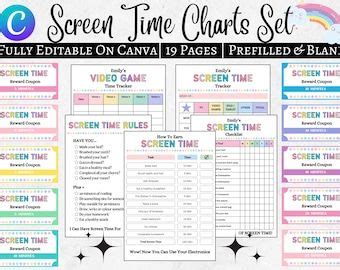 Image result for Visual Timetable for Screen Time Use
