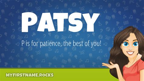 Image result for How to Say Patsy