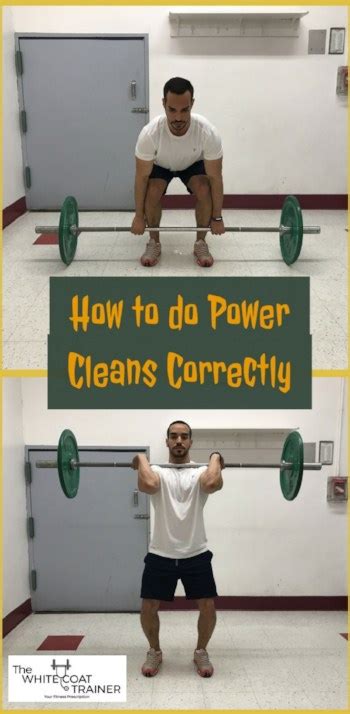 Image result for How to Power Clean Correctly