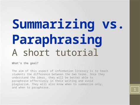 Image result for Summarizing and Paraphrasing Examples