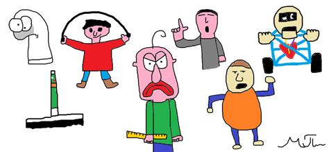 Image result for How to Draw Baldi's Basics