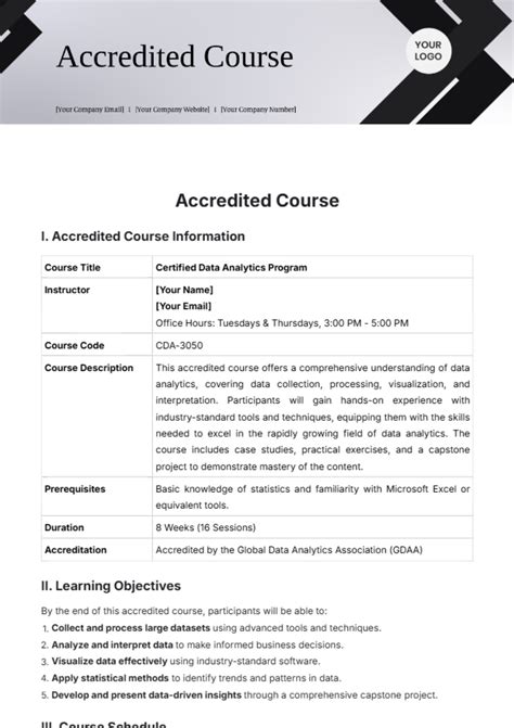 Image result for Course Layout Template