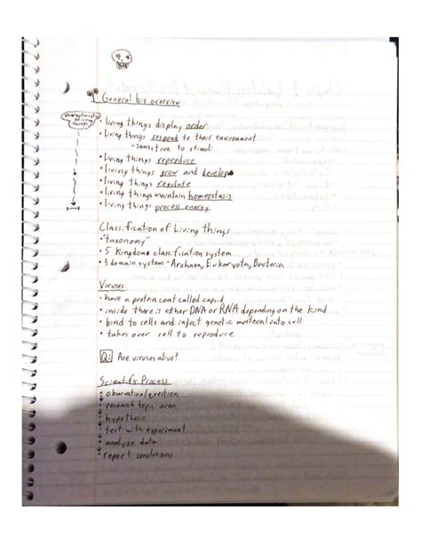 Image result for Biology Class Notes Question with Answer