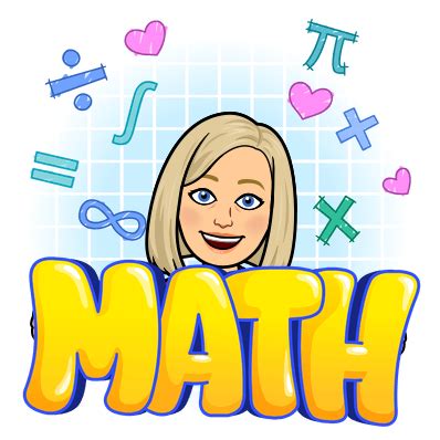Image result for Math Bitmoji