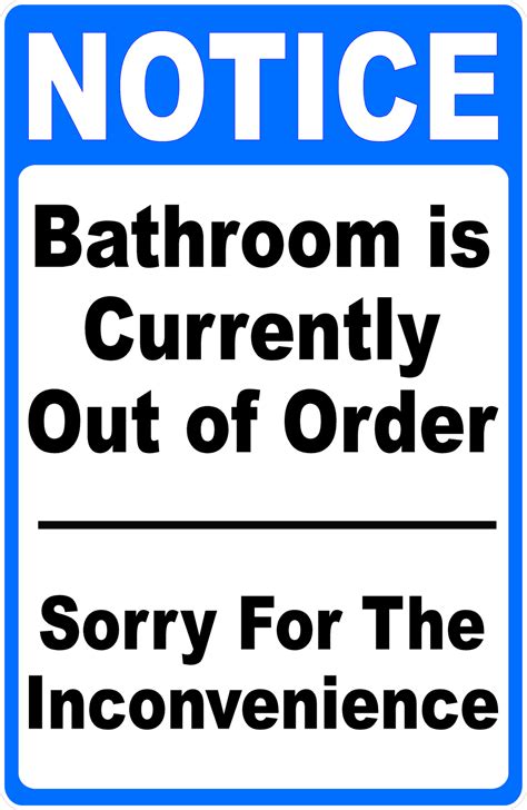 Image result for Out of Order Sign