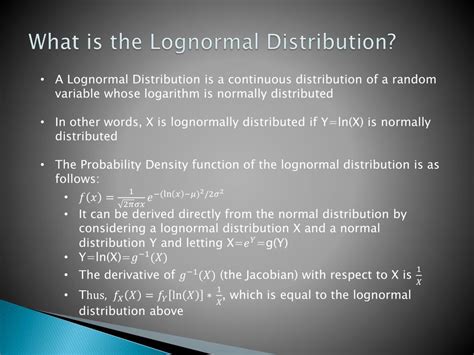 Image result for Lognormal Distribution Explained