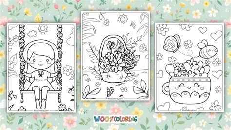 Image result for Detailed Spring Coloring Pages