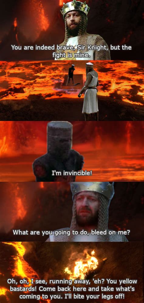 Image result for Monty Python Run Away Meme