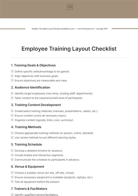 Image result for Training Manager Job Task Checklist