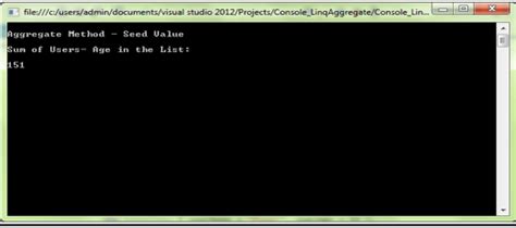 Image result for LINQ Aggregate
