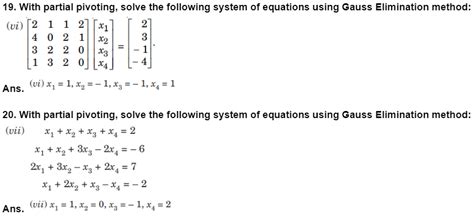 Image result for Partial Pivoting Tutorial