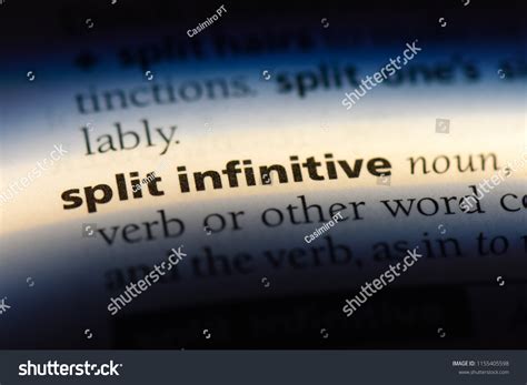 Image result for Split Infinitive Meaning