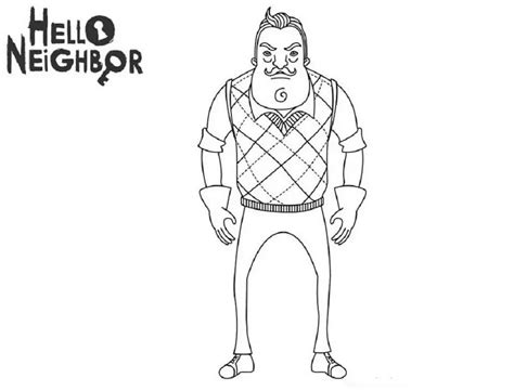 Image result for Hello Neighbor Coloring Book