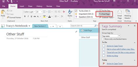 Image result for OneNote Tasks