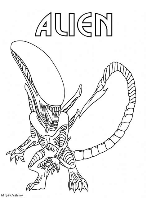 Image result for Alien Kleurplaat