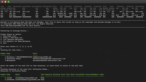 Image result for Room Resource with PowerShell Command
