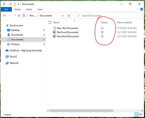 Image result for Windows 11 File Explorer Status Column