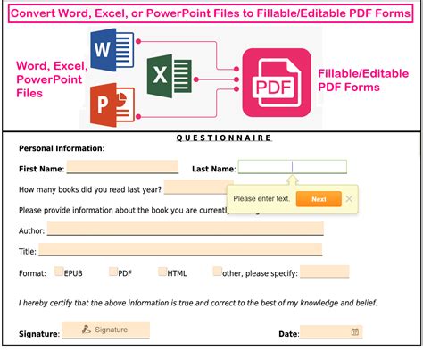 Image result for Creating an Editable PDF Form