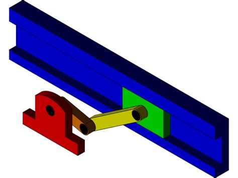 Image result for Quick Return Mechanism CAD Drawing