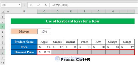 Image result for Excel Copy Formulas Shortcut