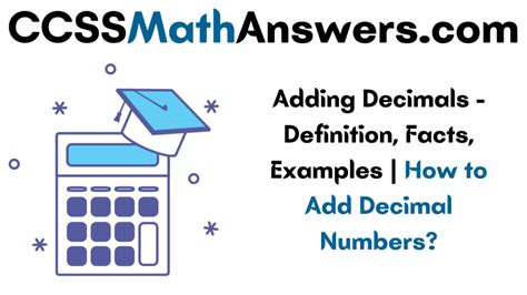 Image result for Math Add Decimals