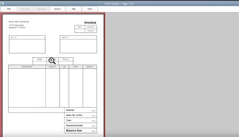 Image result for QuickBooks Create Invoice Template