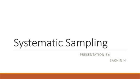 Image result for Image of Systematic Sampling in Science Lab
