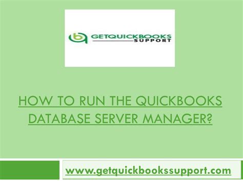 Image result for QuickBooks Database Server Manager