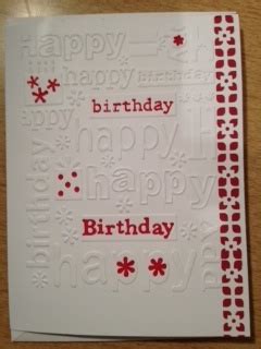 Image result for Cards Using Cuttlebug Happy Birthday Embossing Folder