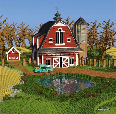 Image result for How to Build Minecraft Barns
