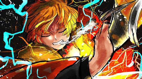 Zenitsu Demon Slayer Wallpapers - Wallpaper Cave