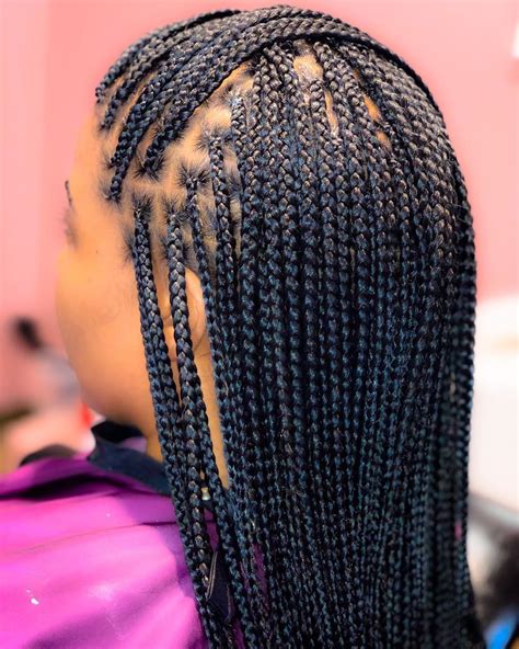 Image result for Small Box Braids