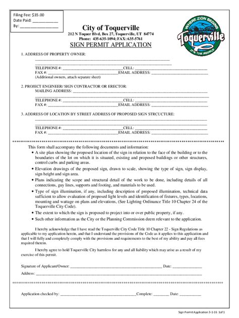 Image result for Apply Permit Sign