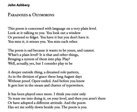 Image result for Paradox Poem Examples